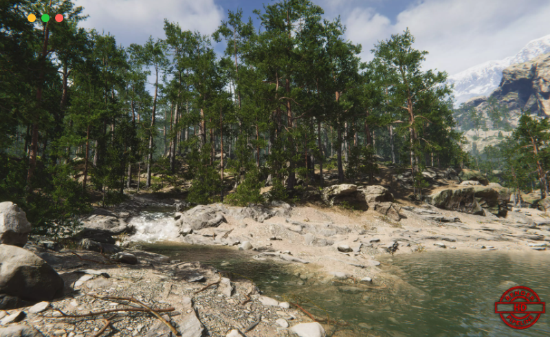 Unity – 动态自然山地环境 Mountain Environment – Dynamic Nature _ CGalpha