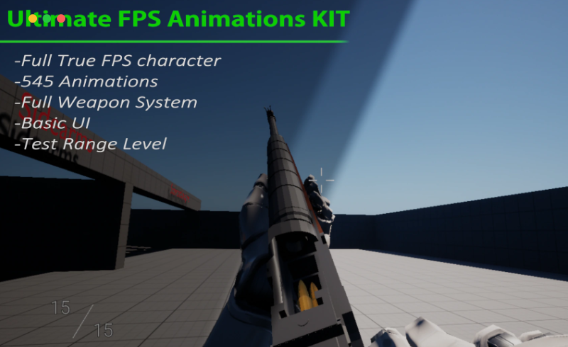【UE5】终极 FPS 动画套件 Ultimate FPS Animations Kit_CGalpha