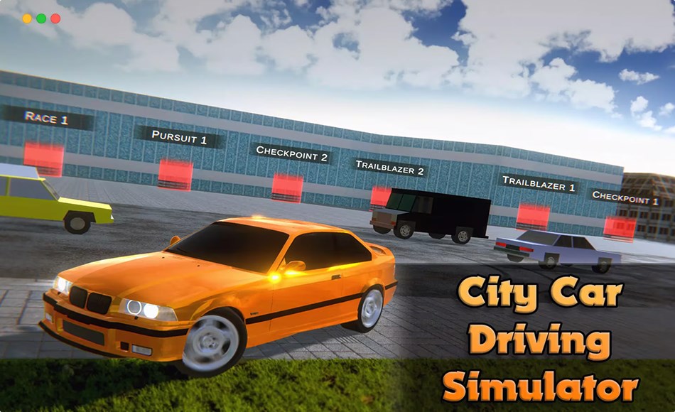 Unity插件 – 汽车驾驶模拟器 City Car Driving Simulator_CGalpha