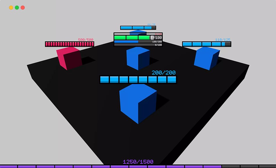 Unity插件 – Minimalist Bar System_CGalpha