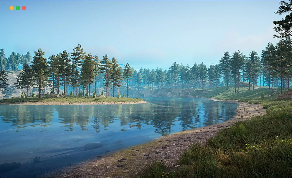 Unity场景 – 森林湖泊 ForestLake_CGalpha