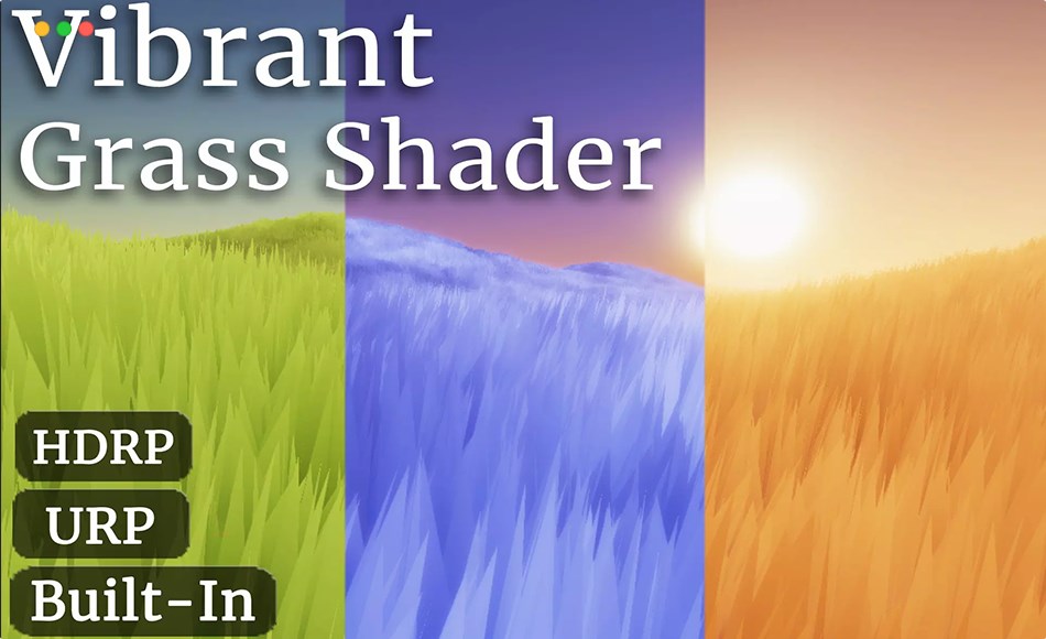 Unity材质 – 草地着色器 Vibrant Grass Shader_CGalpha