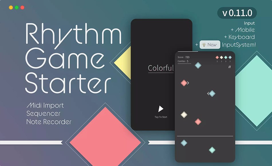 Unity开发 – 节奏游戏开发模板 Rhythm Game Starter – Create your rhythm_CGalpha