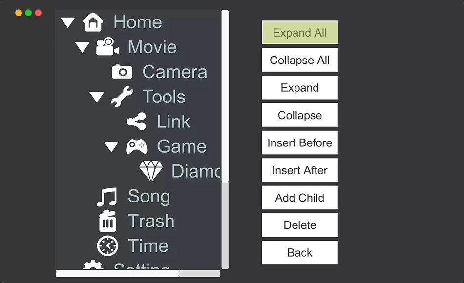 Unity插件 – 树形结构视图 UGUI Super TreeView_CGalpha