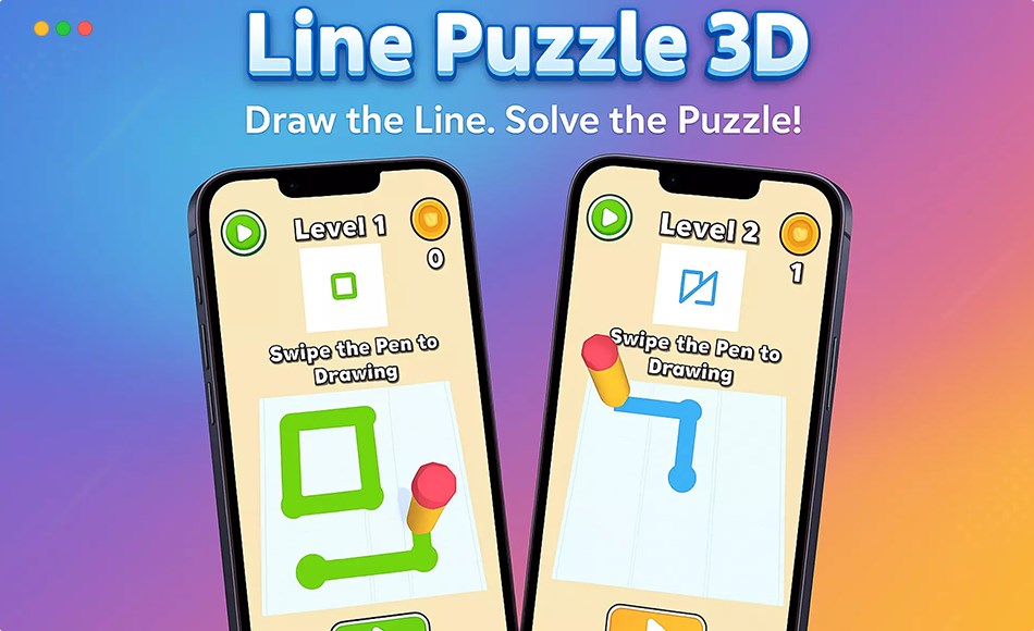 Unity开发 – 一笔画游戏开发模板 Line Puzzle 3D – Complete Puzzle Mobile Game Template_CGalpha
