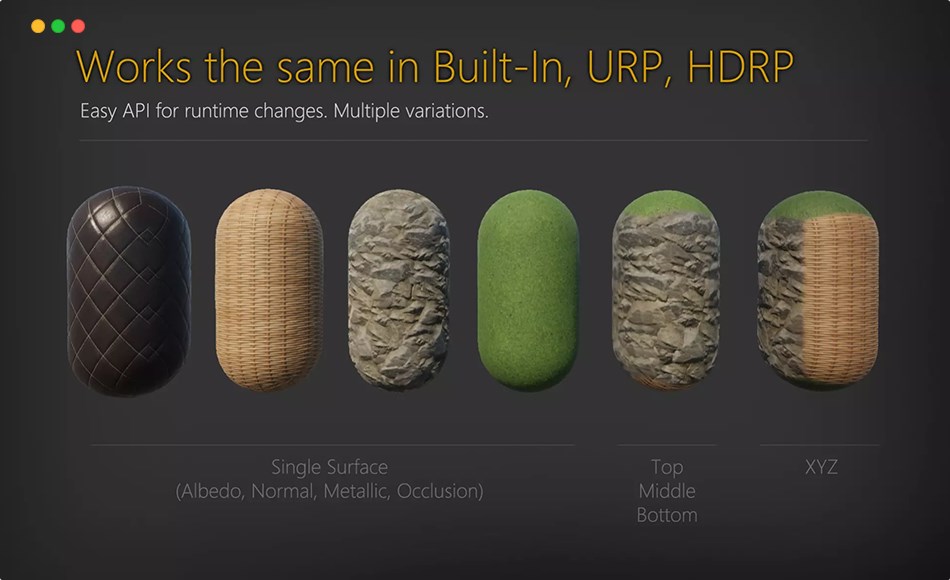 Unity插件 – 地形材质 Unified Triplanar Shader & Material Property Block API_CGalpha
