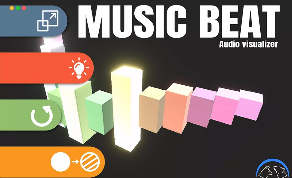 Unity插件 – 音乐节拍插件 Music Beat – Audio Visualizer_CGalpha