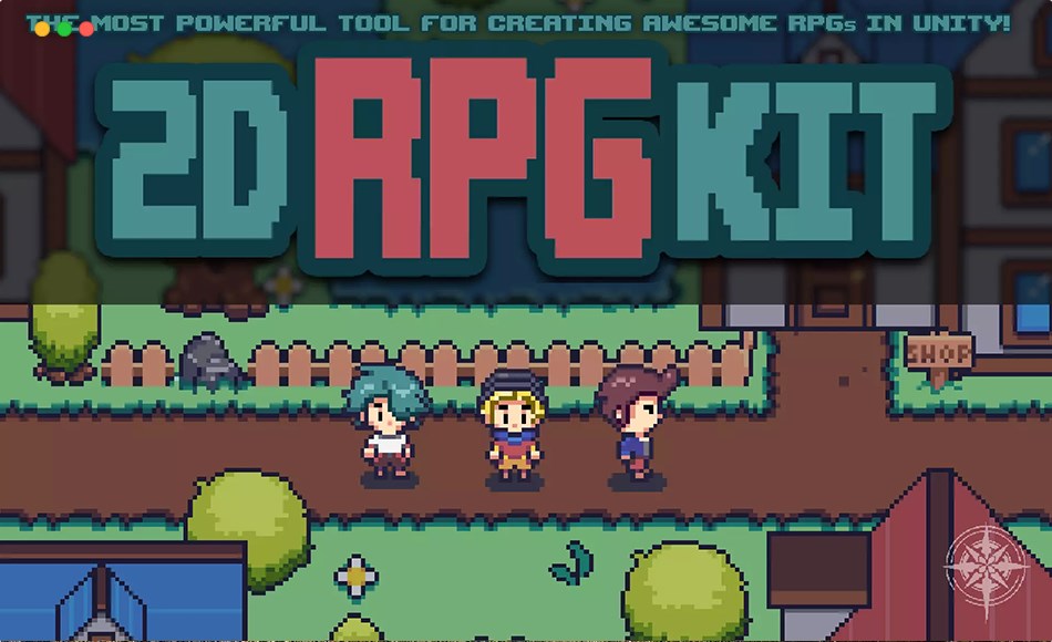 Unity资产 – 2D 角色扮演游戏套件 2D RPG Kit_CGalpha